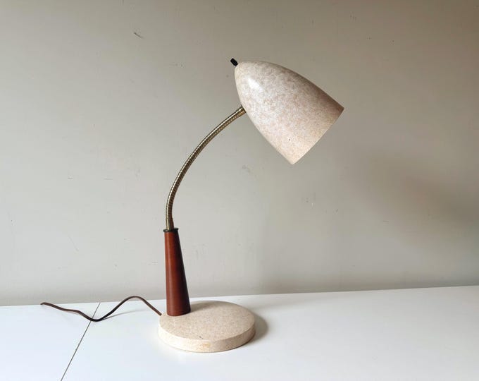 Mid-century Modern Gooseneck Task Desk Lamp - Etsy
