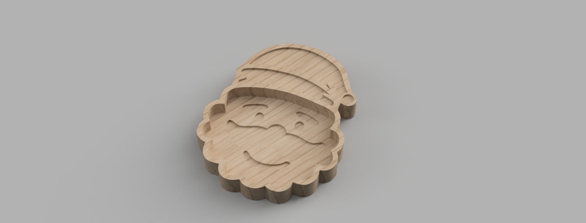 Santa Tray CNC File Digital Download SVG File - Etsy