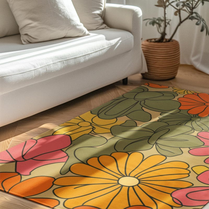 Vinyl Floor Mat - Etsy