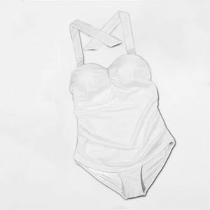 Coquette Vintage Pin up Gingham Checkered Traditional Halterneck One ...