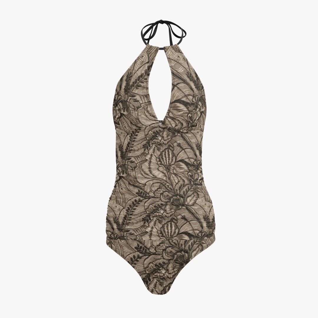 Vampire Art Retro Halter Two-piece Tankini Swimsuit Black Victorian ...