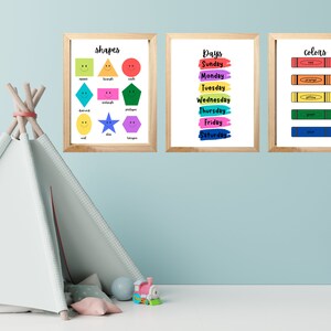 Instant Download- Nursery or Kid's Room Printable Art - Etsy