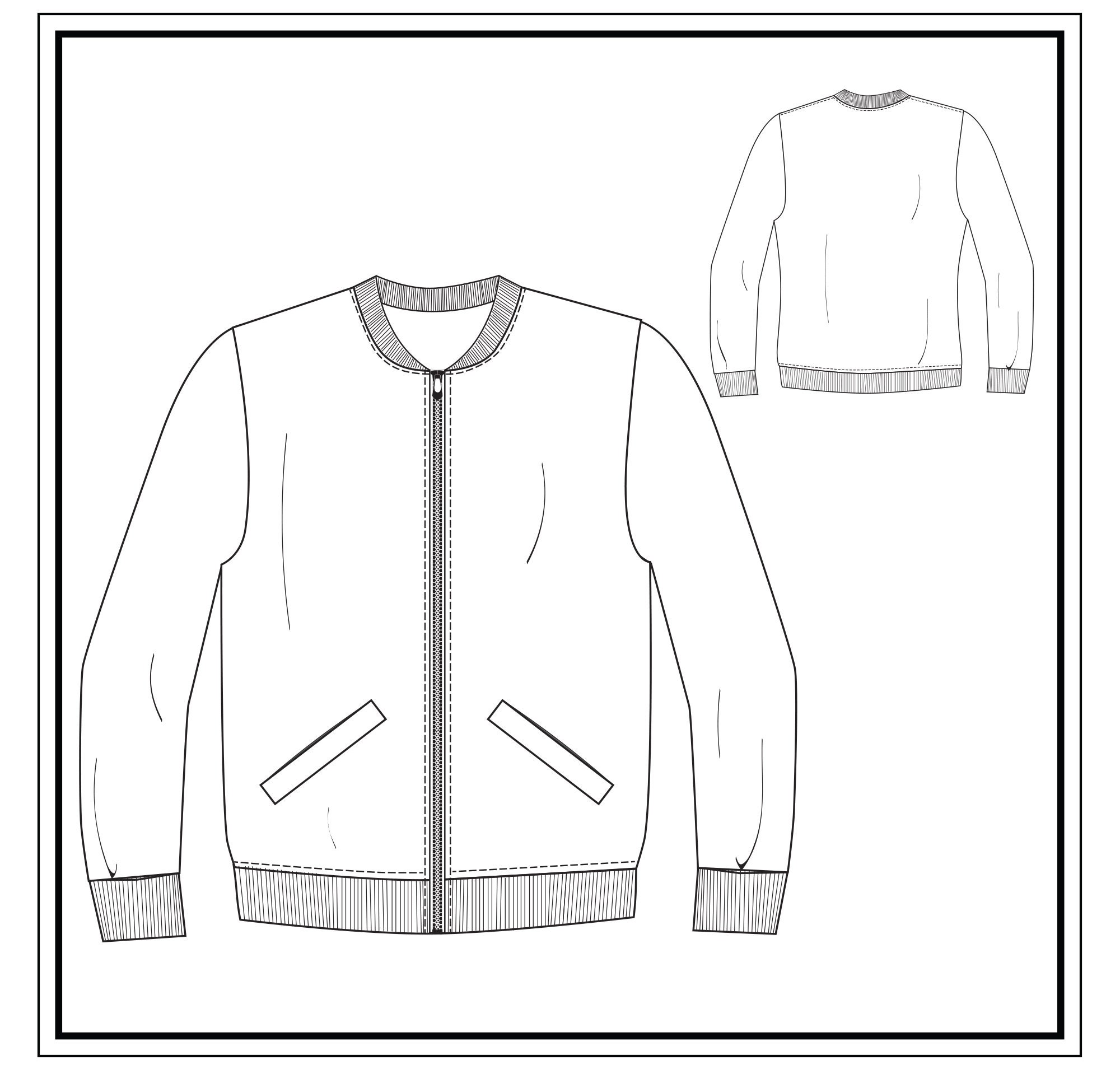 Bau Bomber Jacket PDF Sewing Pattern - Etsy