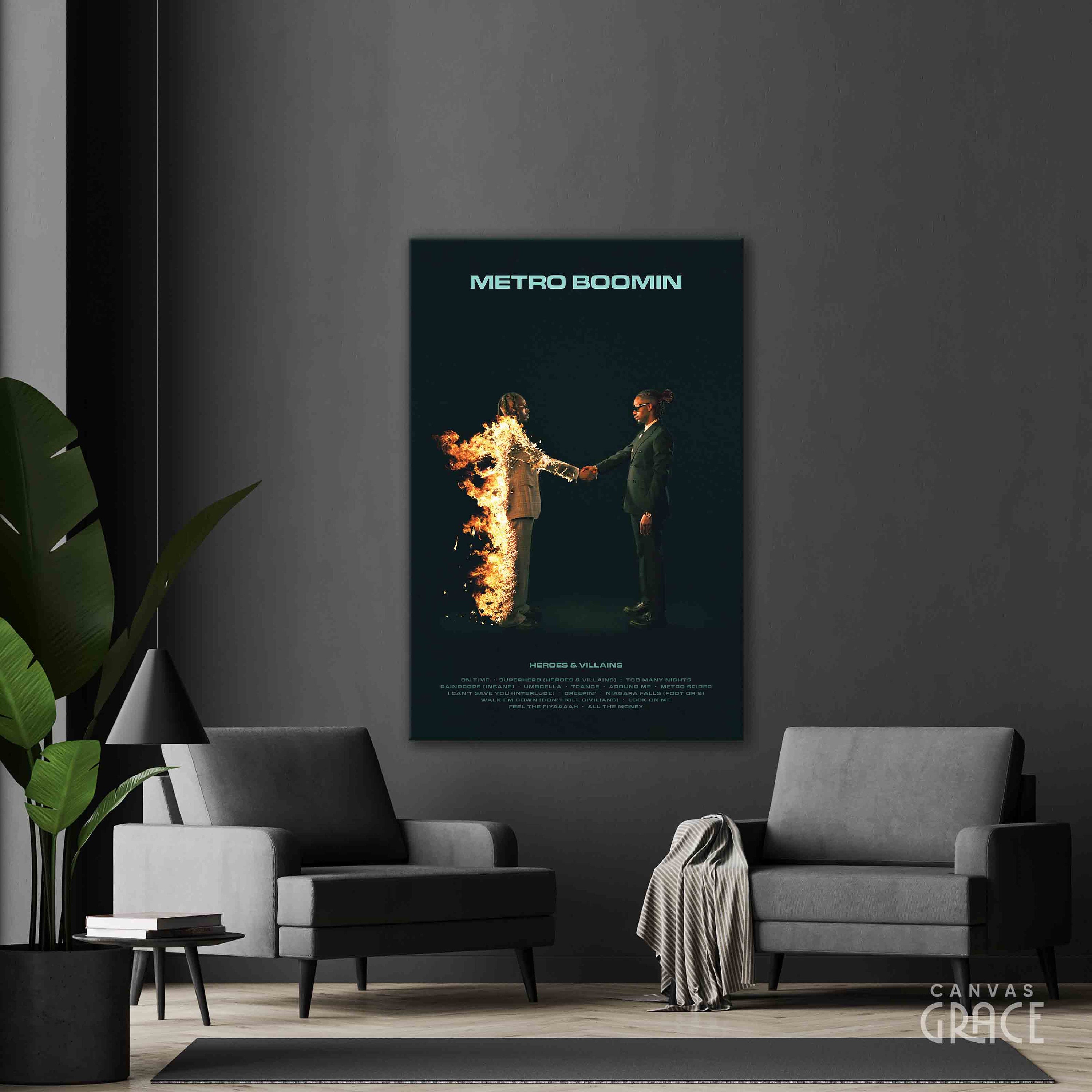 Metro Boomin Poster, Heroes & Villains Poster