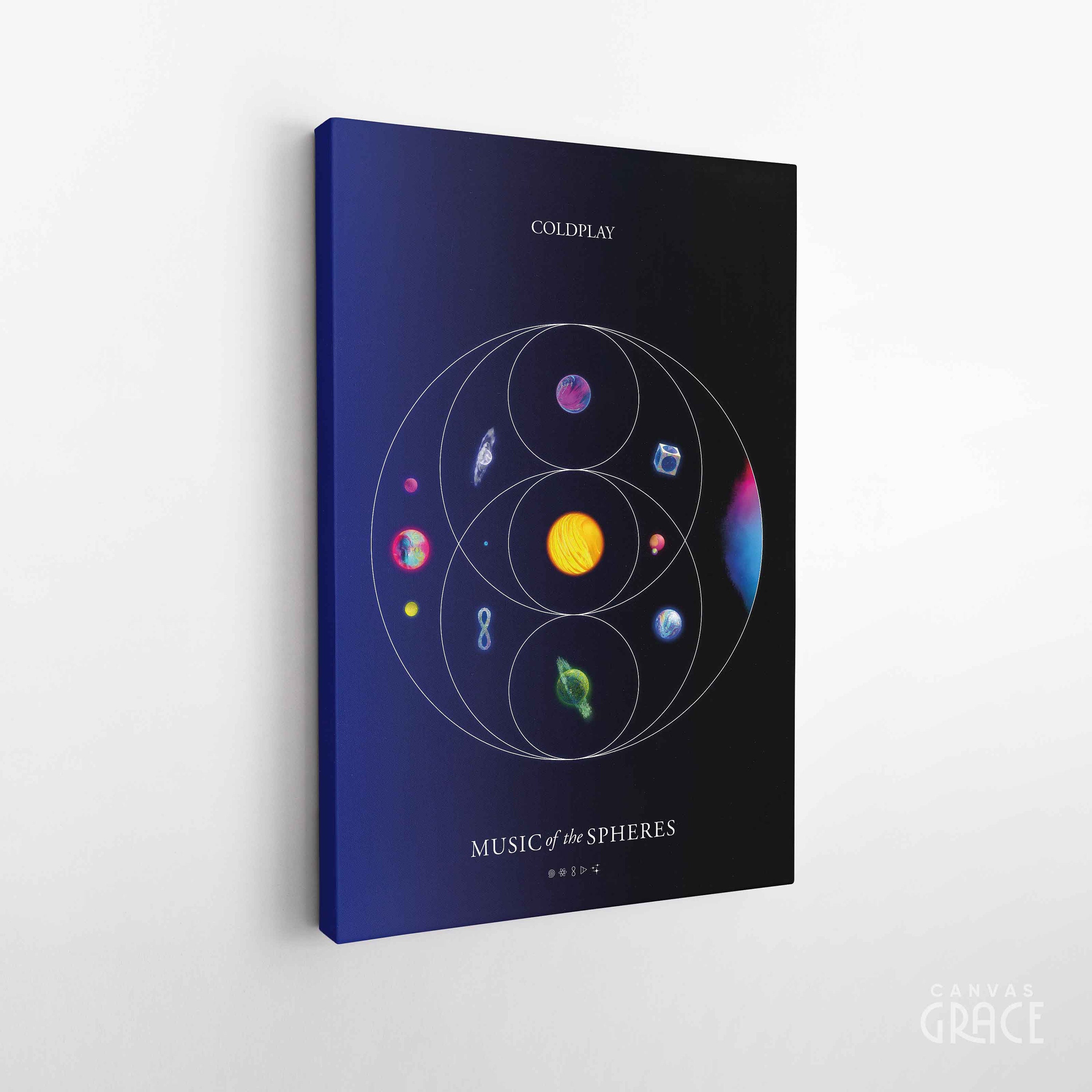 Coldplay Music of the Spheres Poster, Album Cover Poster sold by Woody ...