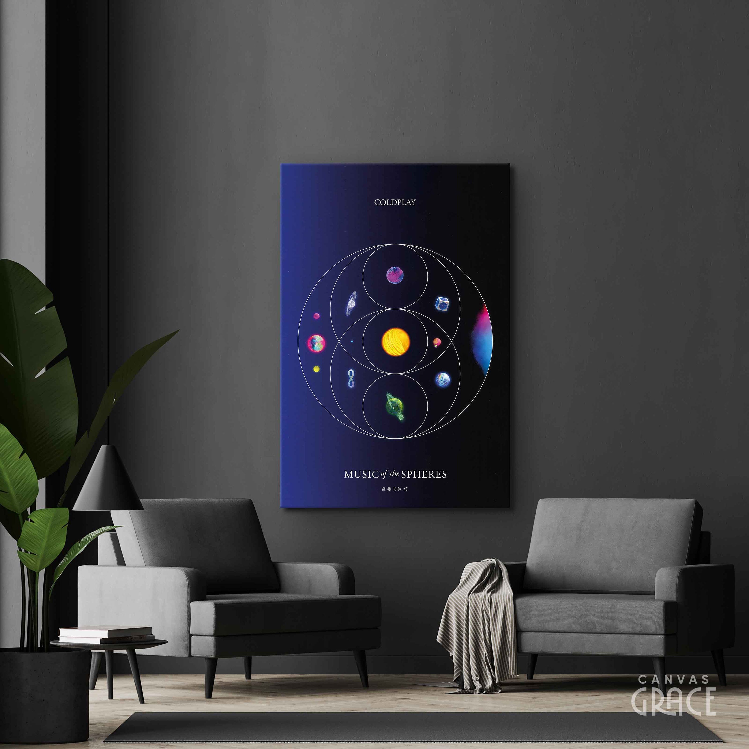 Coldplay Music of the Spheres Poster, Album Cover Poster sold by Woody ...