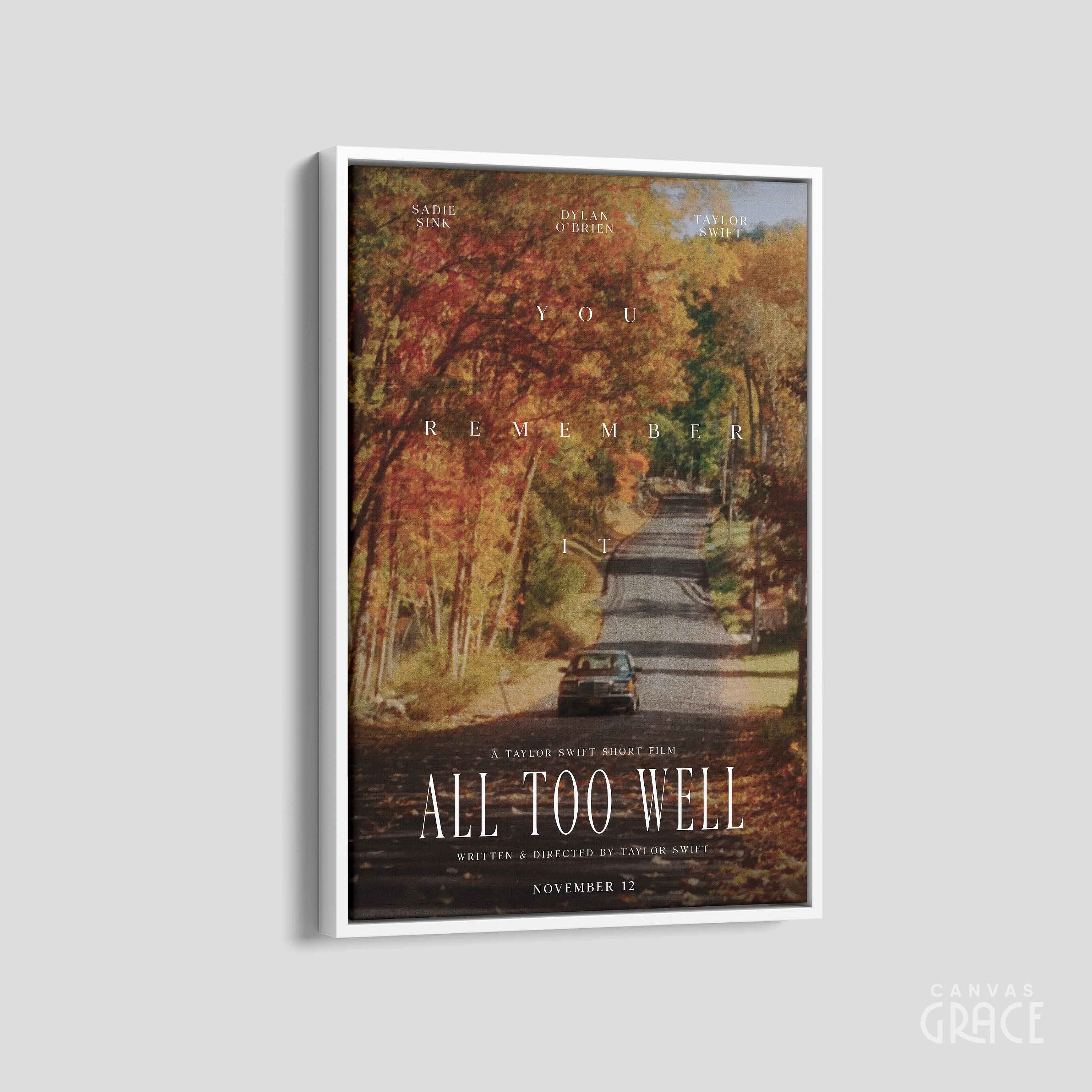 TS All Too Well Poster, Taylor Red Album, Album Cover sold by Praveen ...