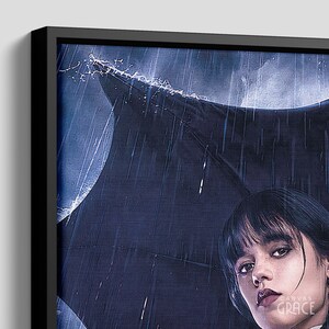 Wednesday Movie Poster Jenna Ortega Canvas TV Series Print - Etsy
