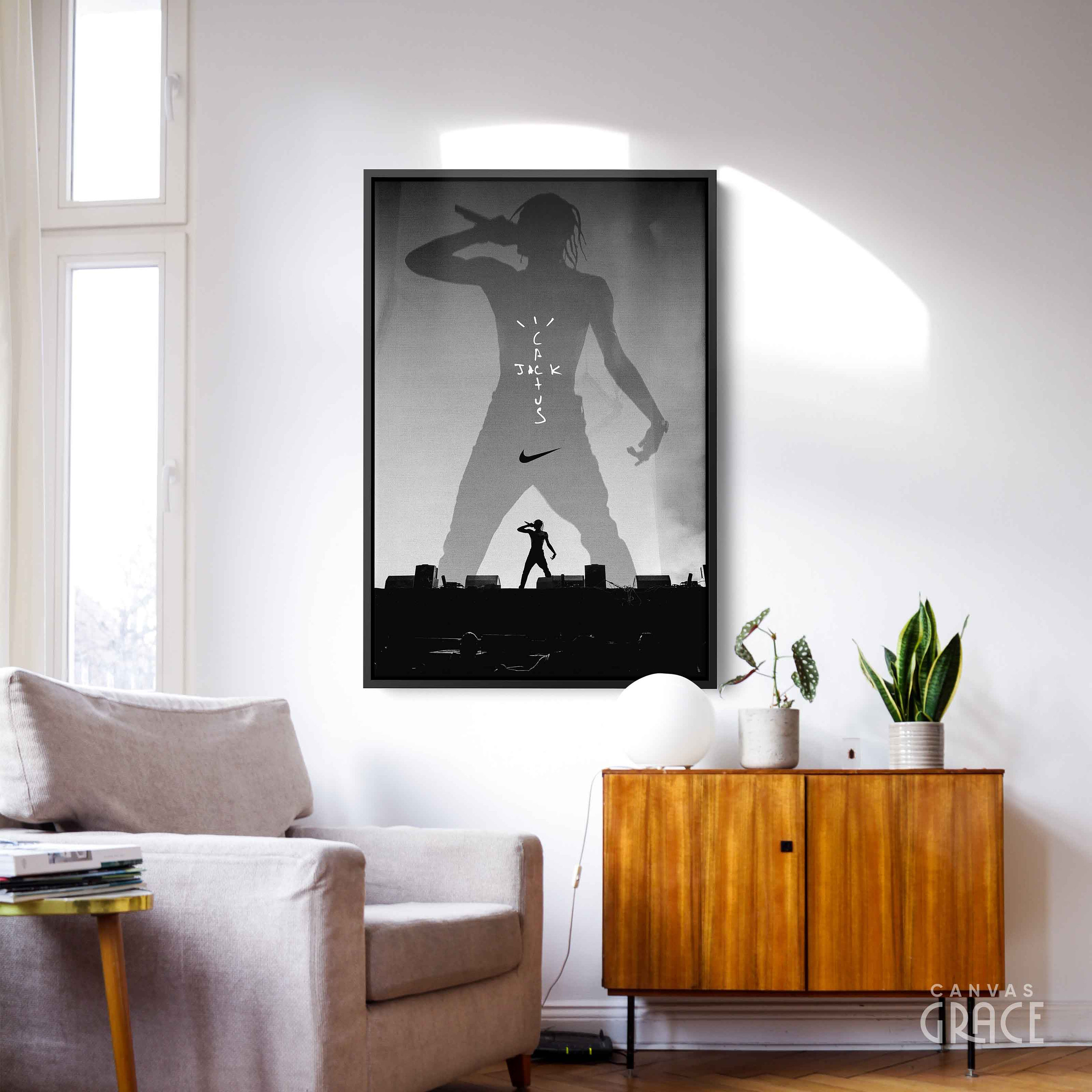 Travis Poster, Travis Astroworld Canvas, Travis Cactus Jack Print ...