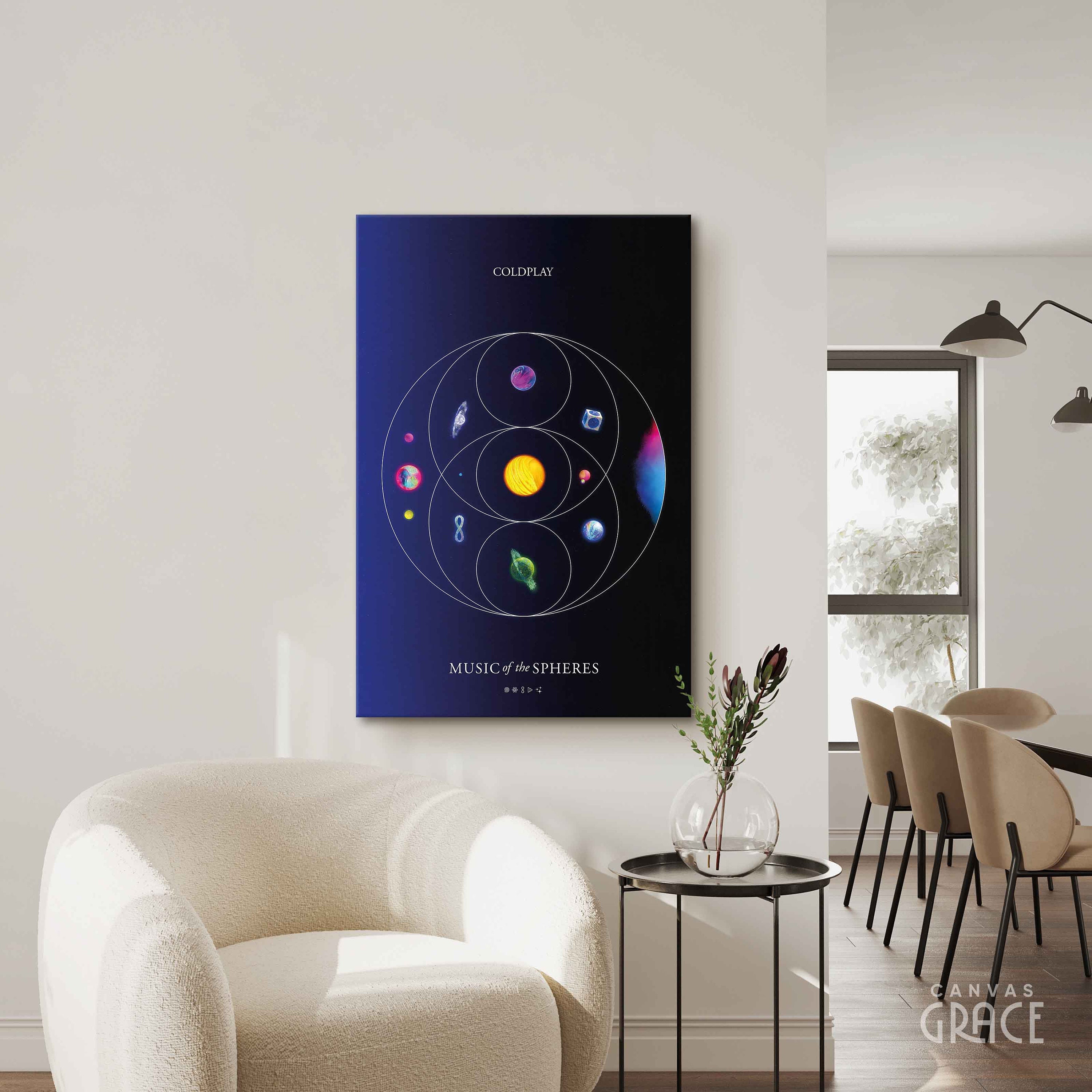 Coldplay Music of the Spheres Poster, Album Cover Poster sold by Woody ...
