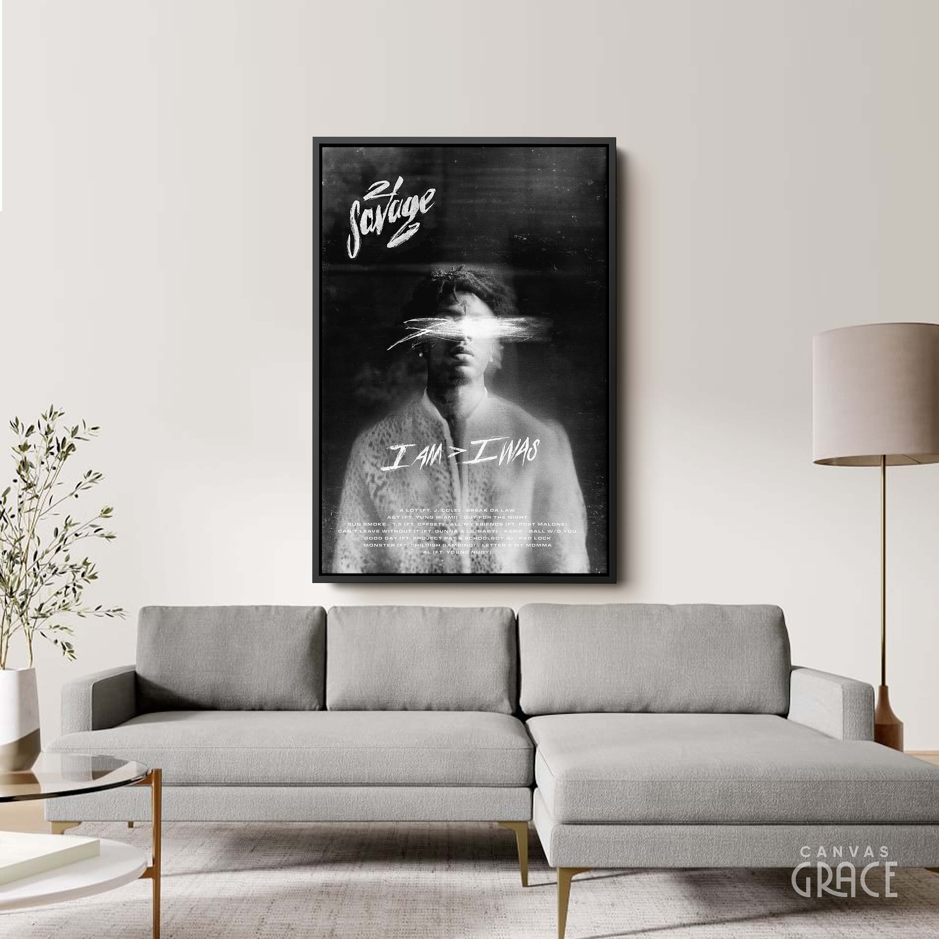 21 Savage Poster Rapper Poster, Album Cover Poster sold by Supporting ...