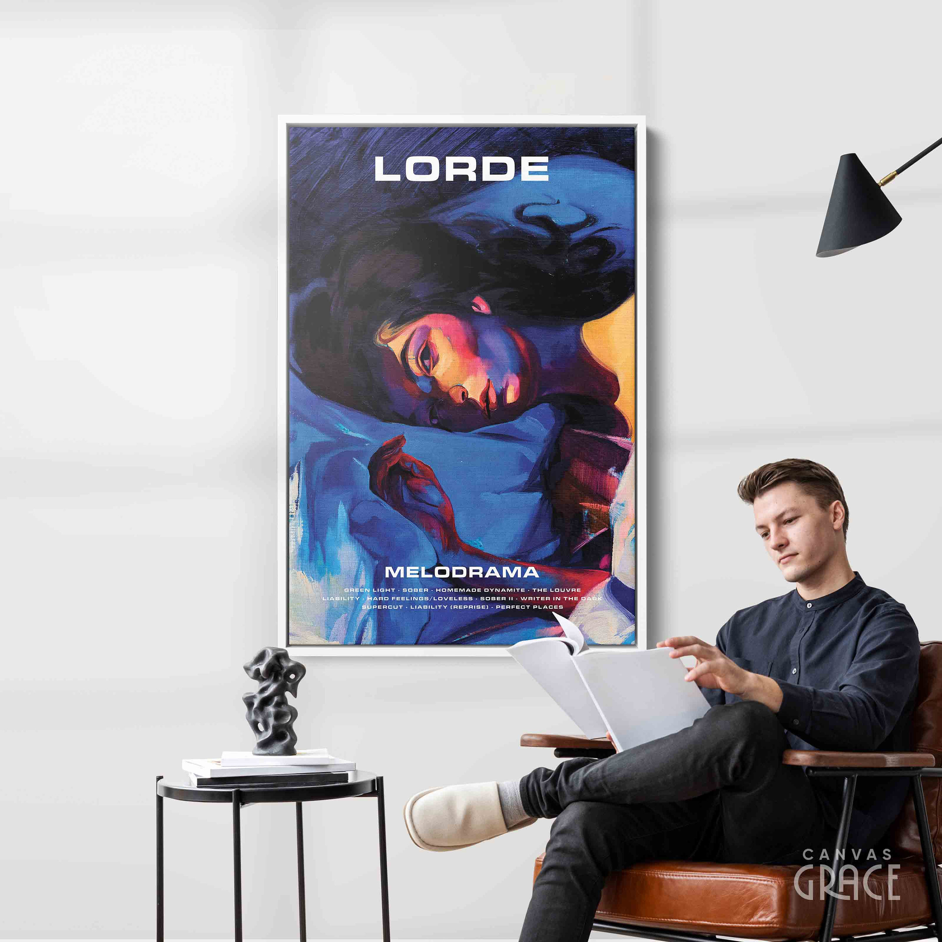 Lorde Poster, Melodrama Poster Canvas, Melodrama Album Print, Album ...