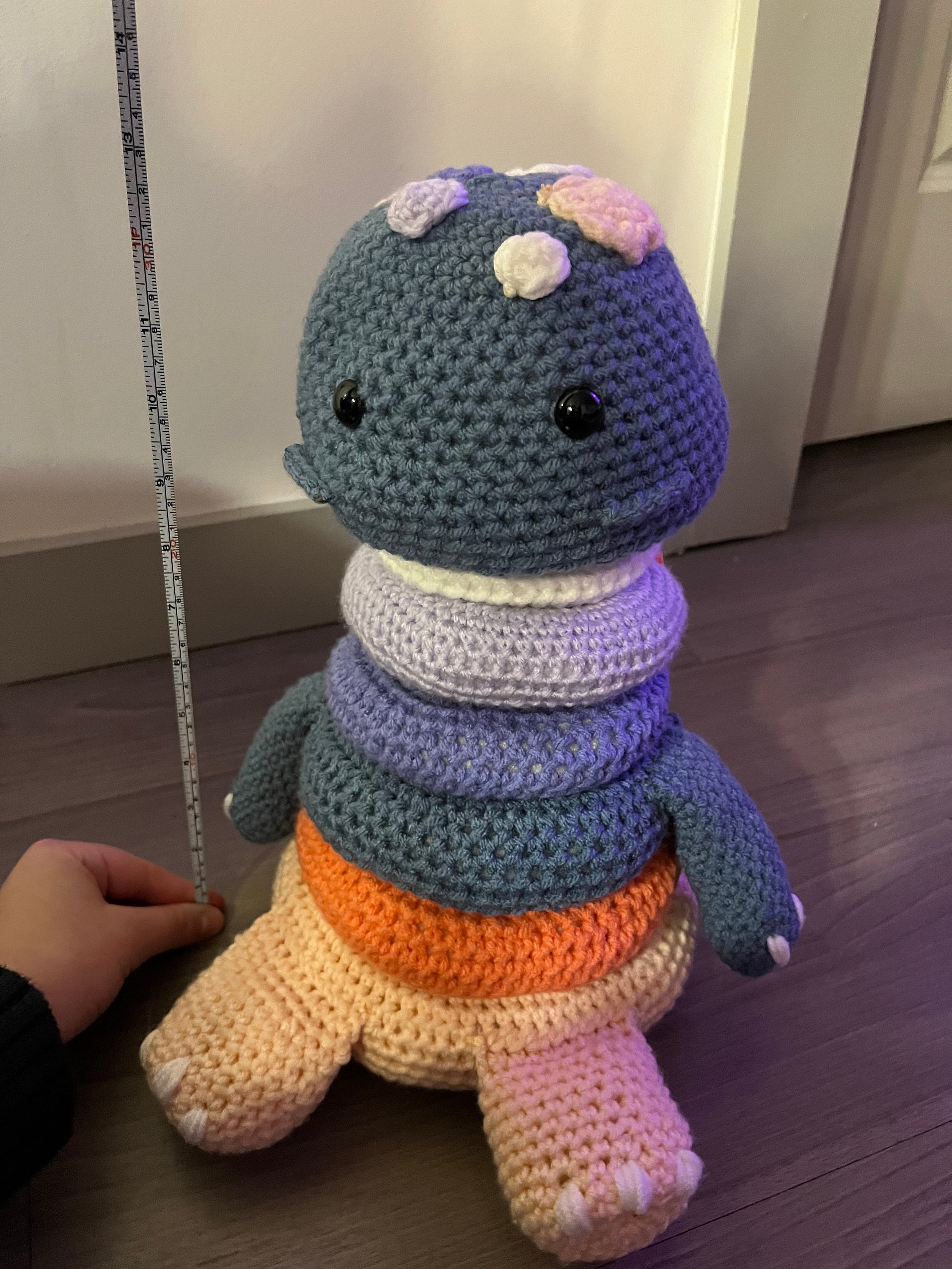 Crochet Stuffed Stacking Toy Dinosaur Children/baby - Etsy