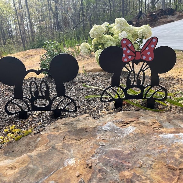 Peeking Mickey Mouse - Etsy