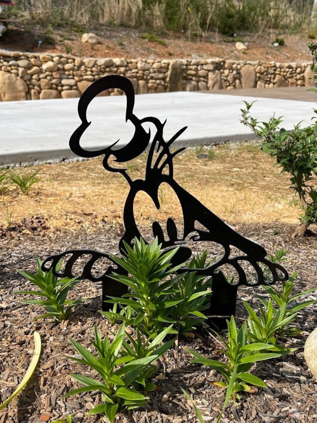 Goofy Gift - Goofy Sign for Yard - Goofy Tree Topper - Peeking Goofy ...