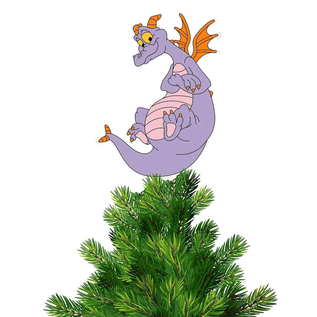 Figment Christmas Tree Topper Lighted DIY Option, Disney Inspired Epcot ...