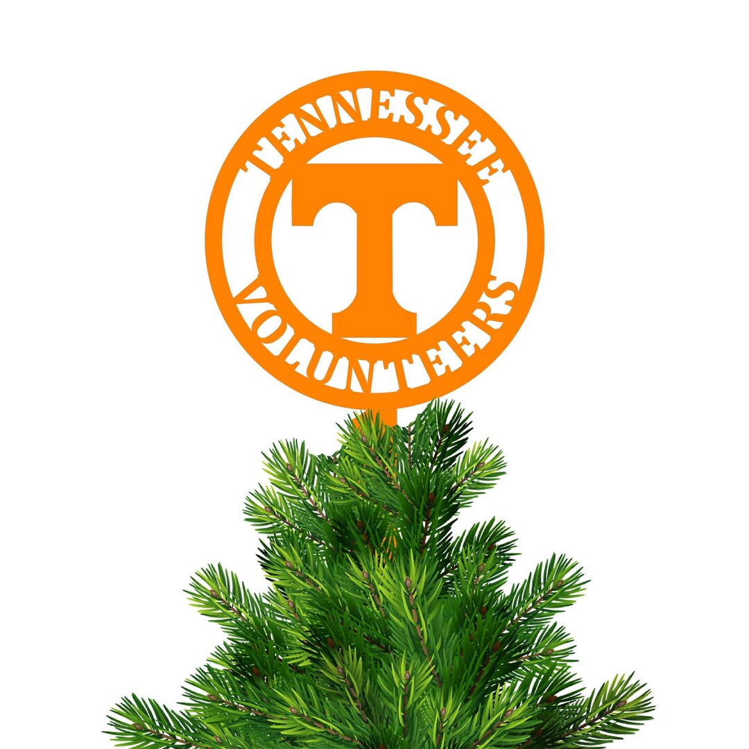 Tennessee Volunteers Christmas Tree Topper Lighted DIY, Tennessee Vols ...