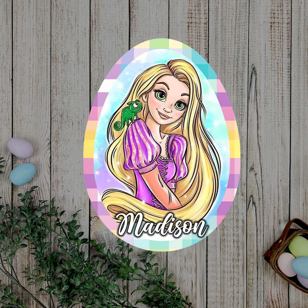 Rapunzel Tangled Easter Egg Decor Art for Doors Inside Outside ...