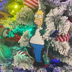 Homer Simpson Ornament - Made in USA - Magnet Simpson Gift - ADD Name ...