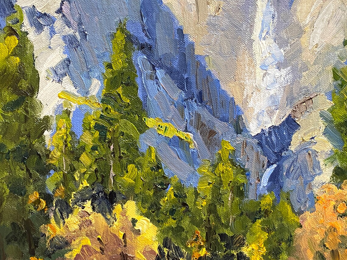 Unique Original 12x9 Oil on Linen Panel Painting Fall Colors at ...