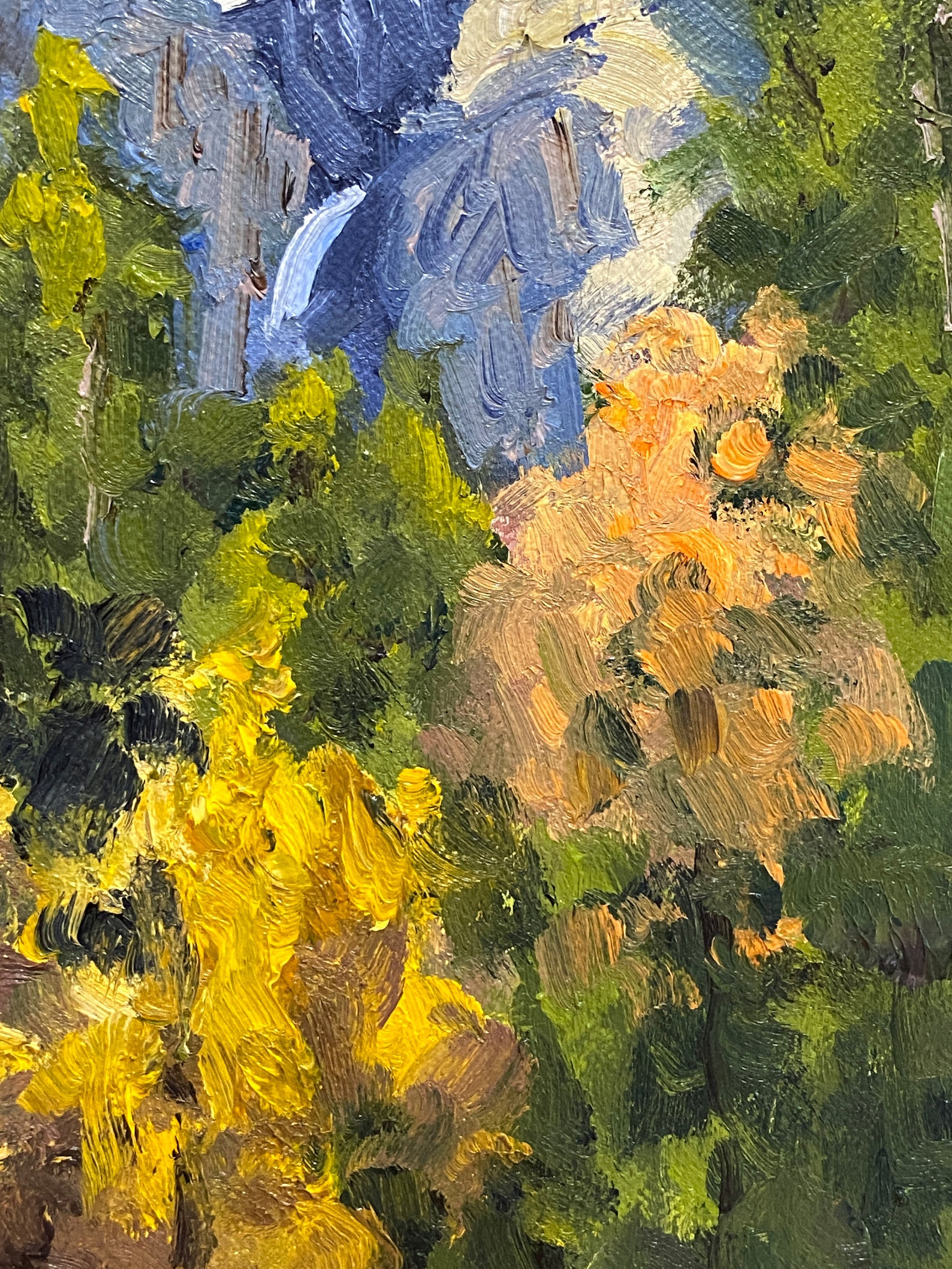 Unique Original 12x9 Oil on Linen Panel Painting Fall Colors at ...