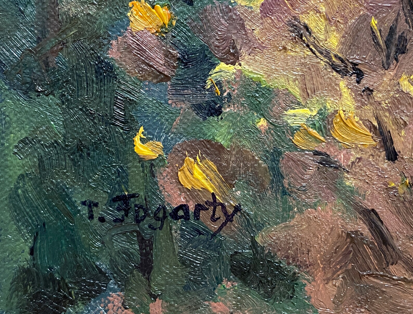 Unique Original 12x9 Oil on Linen Panel Painting Fall Colors at ...