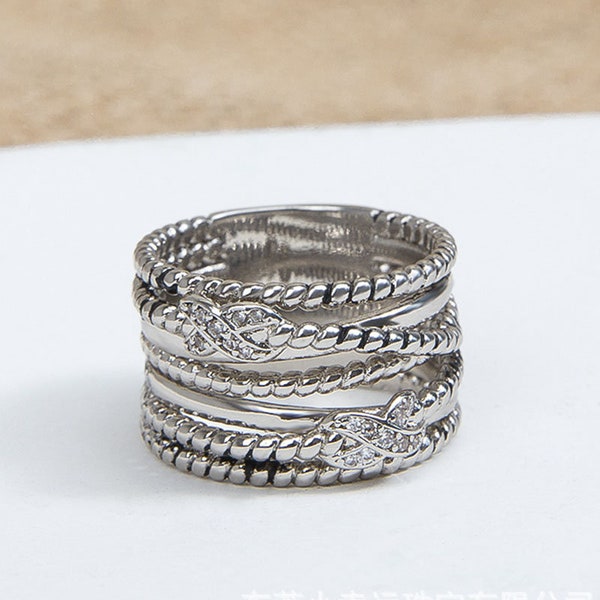 David Yurman Inspired Ring - Etsy