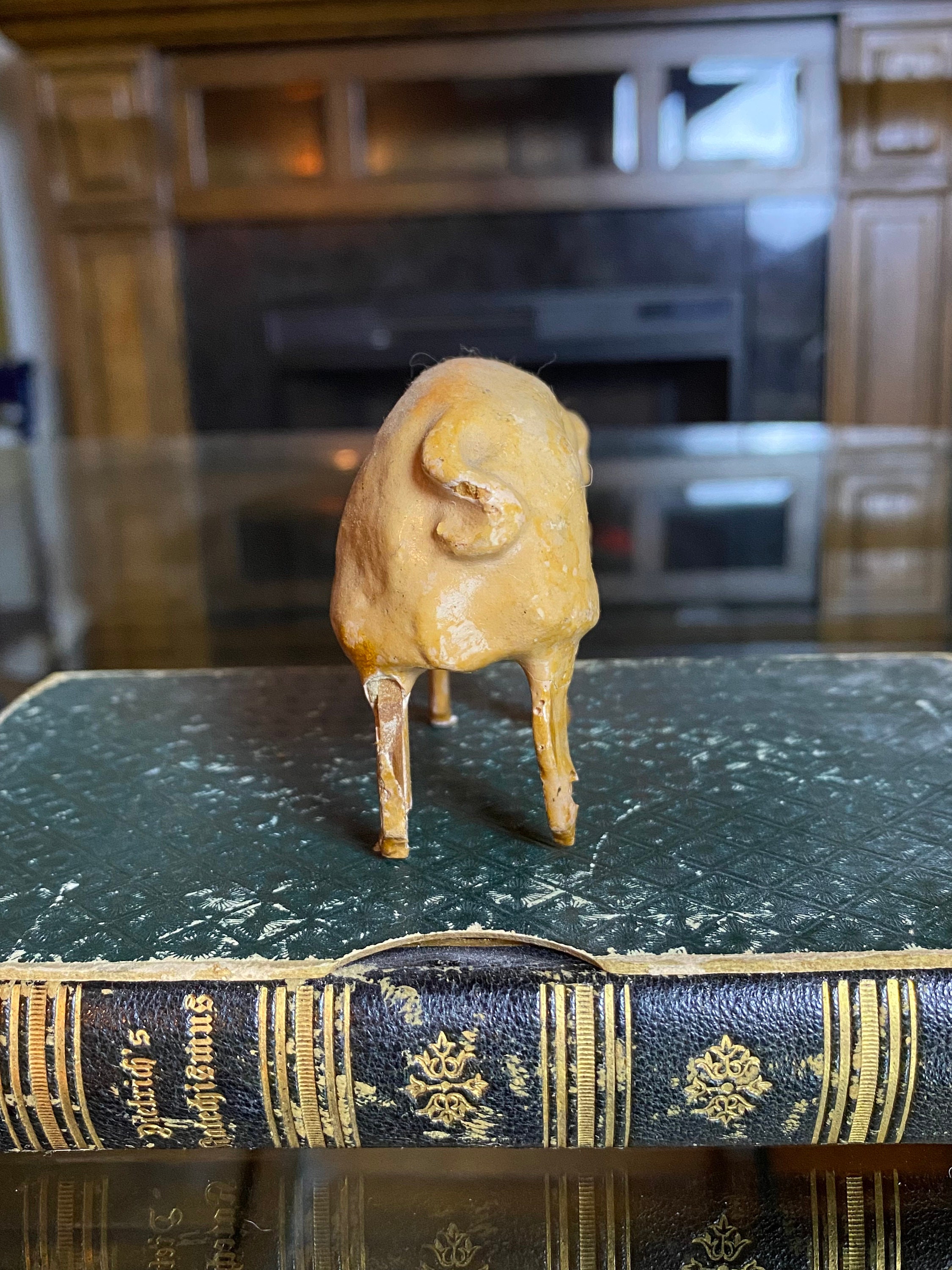 Antique Miniature Pig Figurine - Etsy
