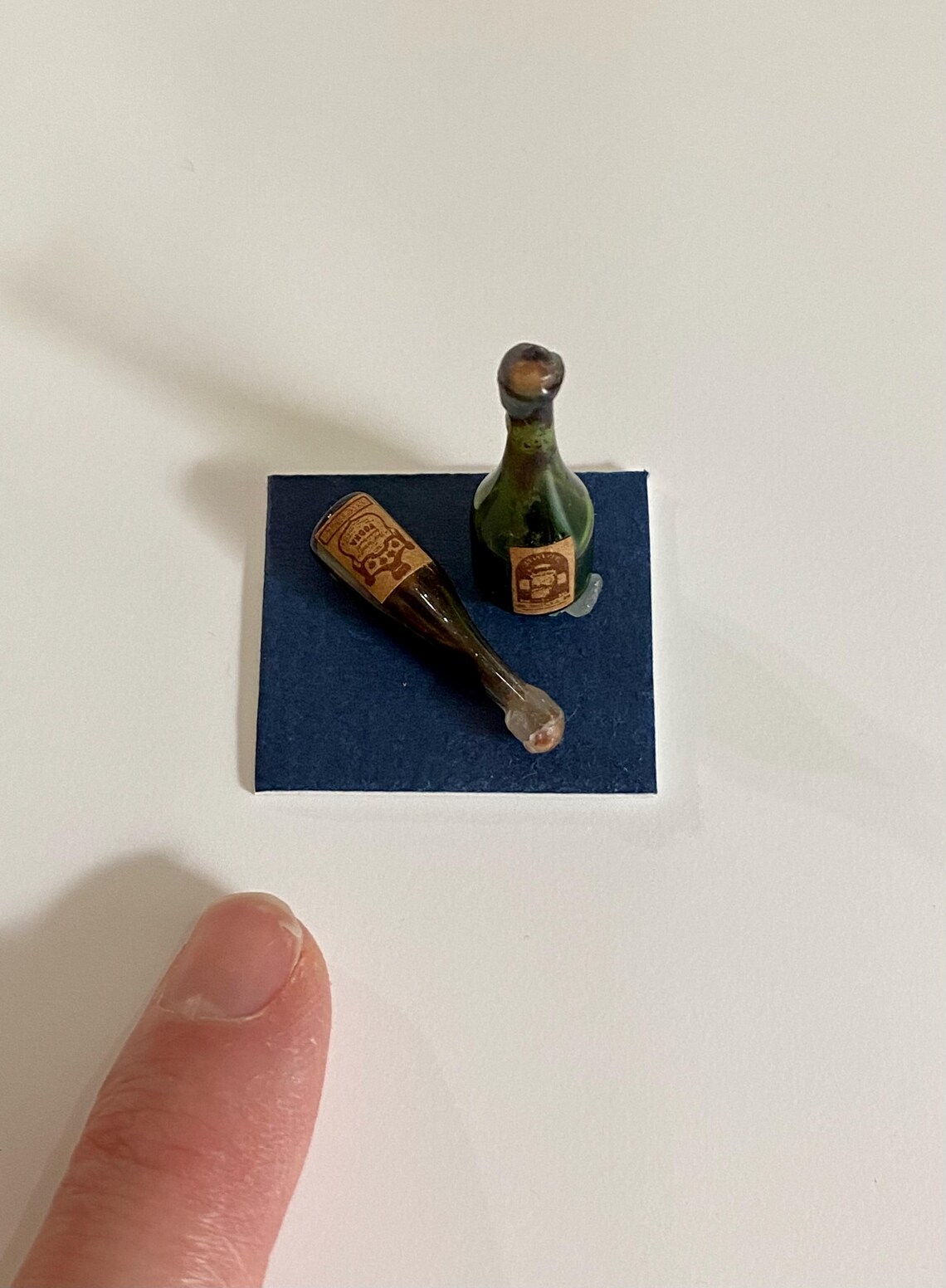 Vintage Antique Miniature Glass Wine Bottles With Tiny Corks - Etsy