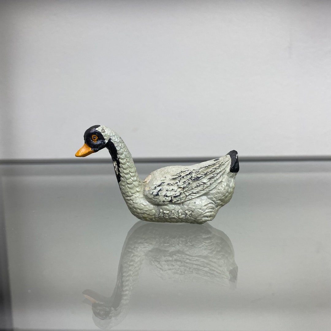 Antique Miniature Swan Made in Italy, Dollhouse Miniature - Etsy