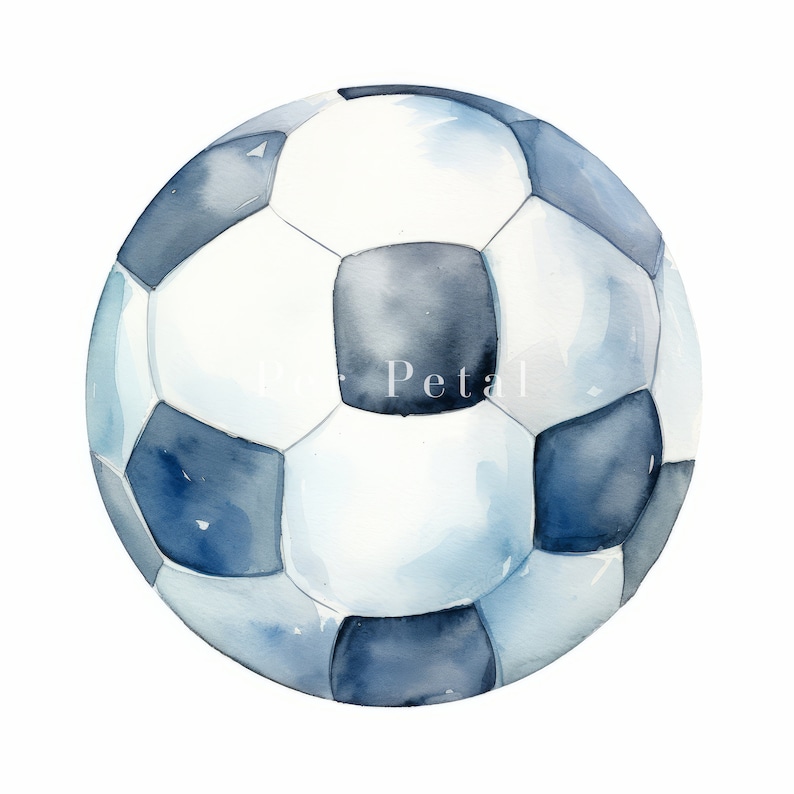 Soccer Ball Clipart Soccer Watercolor Soccer Shoes Clipart - Etsy