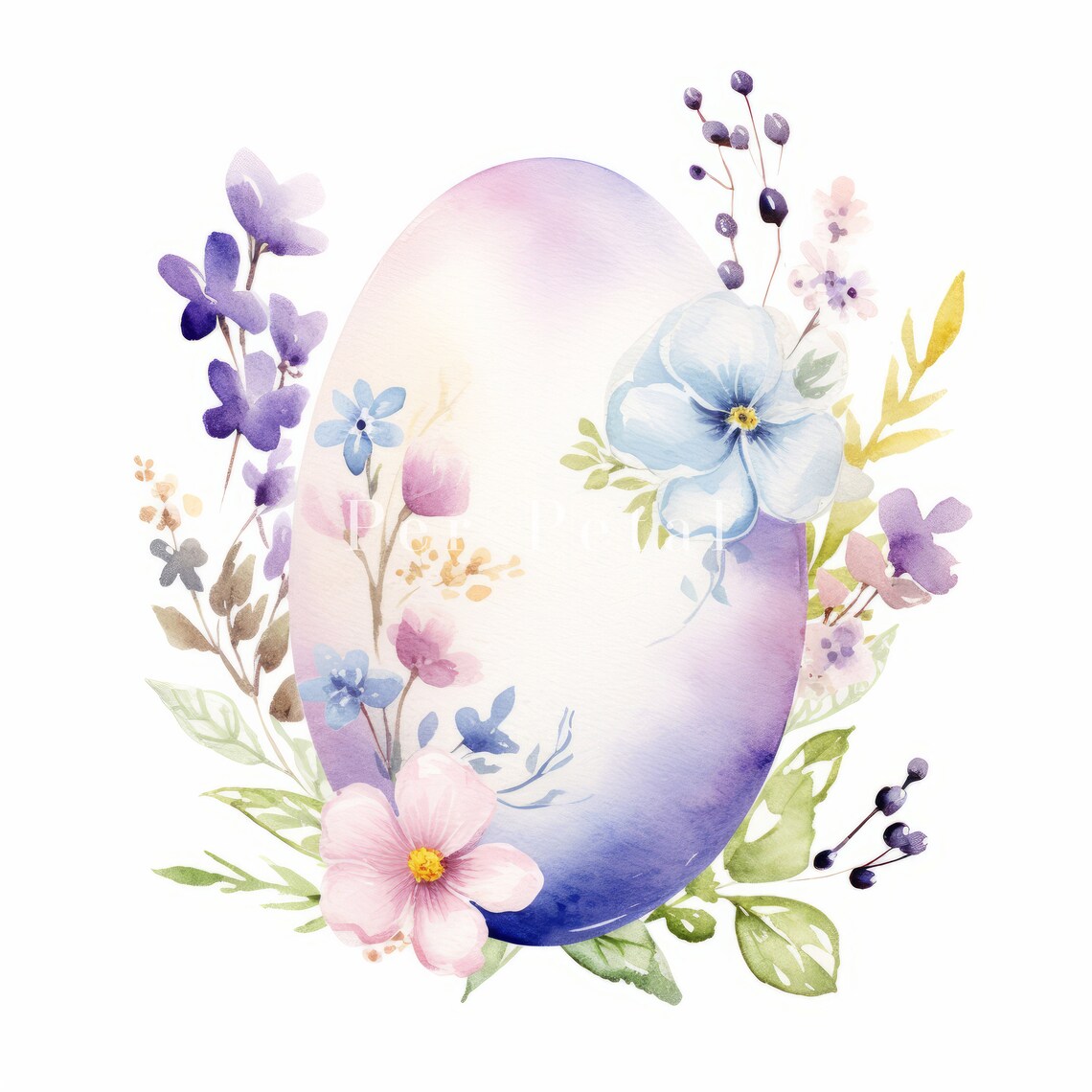 9 Watercolor Easter Clipart Watercolor Spring Flowers Clipart Junk ...