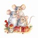 9 Watercolor Cute Mouse Family Clipart Watercolor Christmas Clipart ...