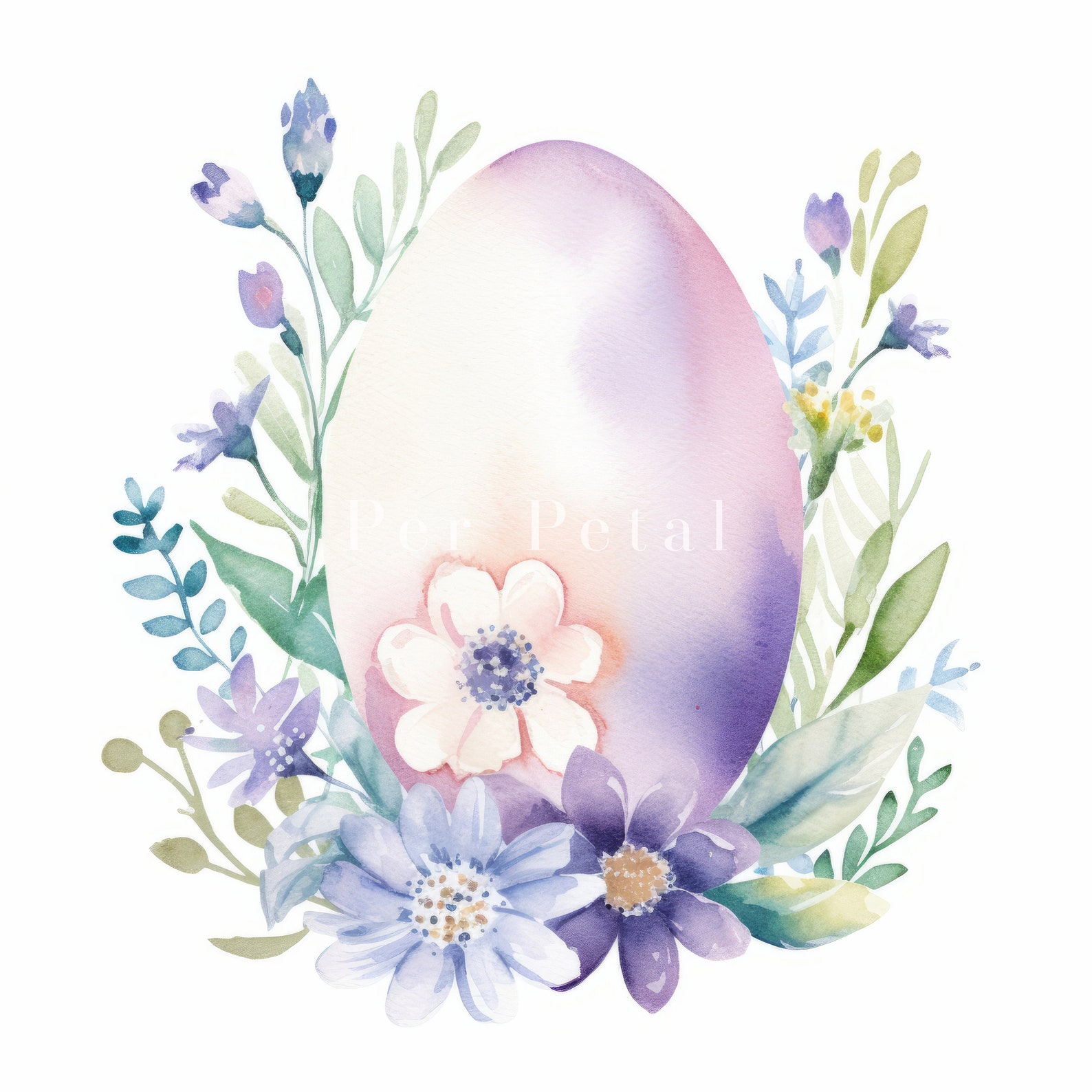 9 Watercolor Easter Clipart Watercolor Spring Flowers Clipart Junk ...