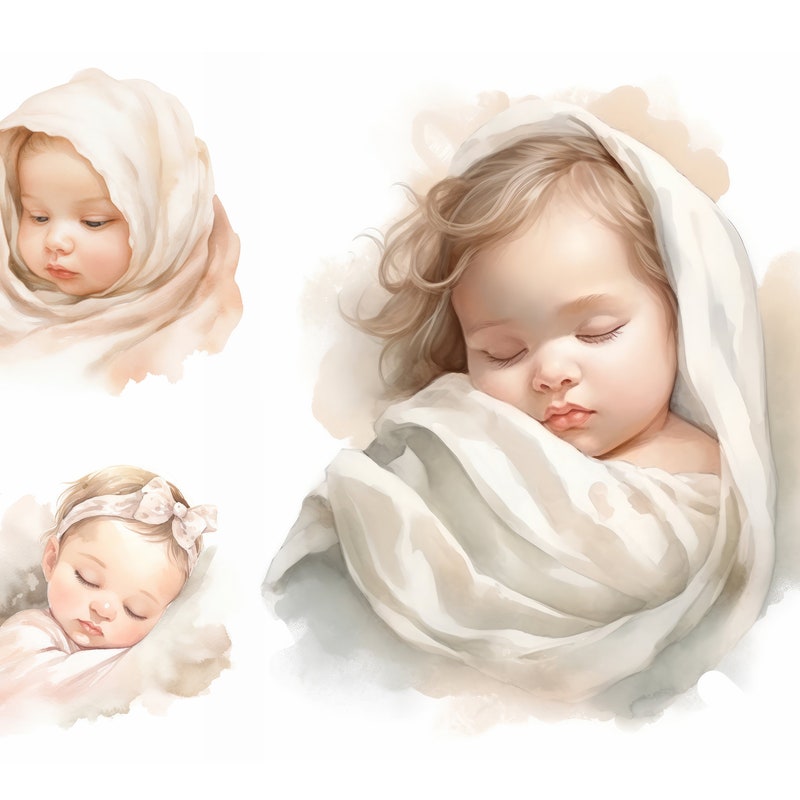 Watercolor Girl - Etsy