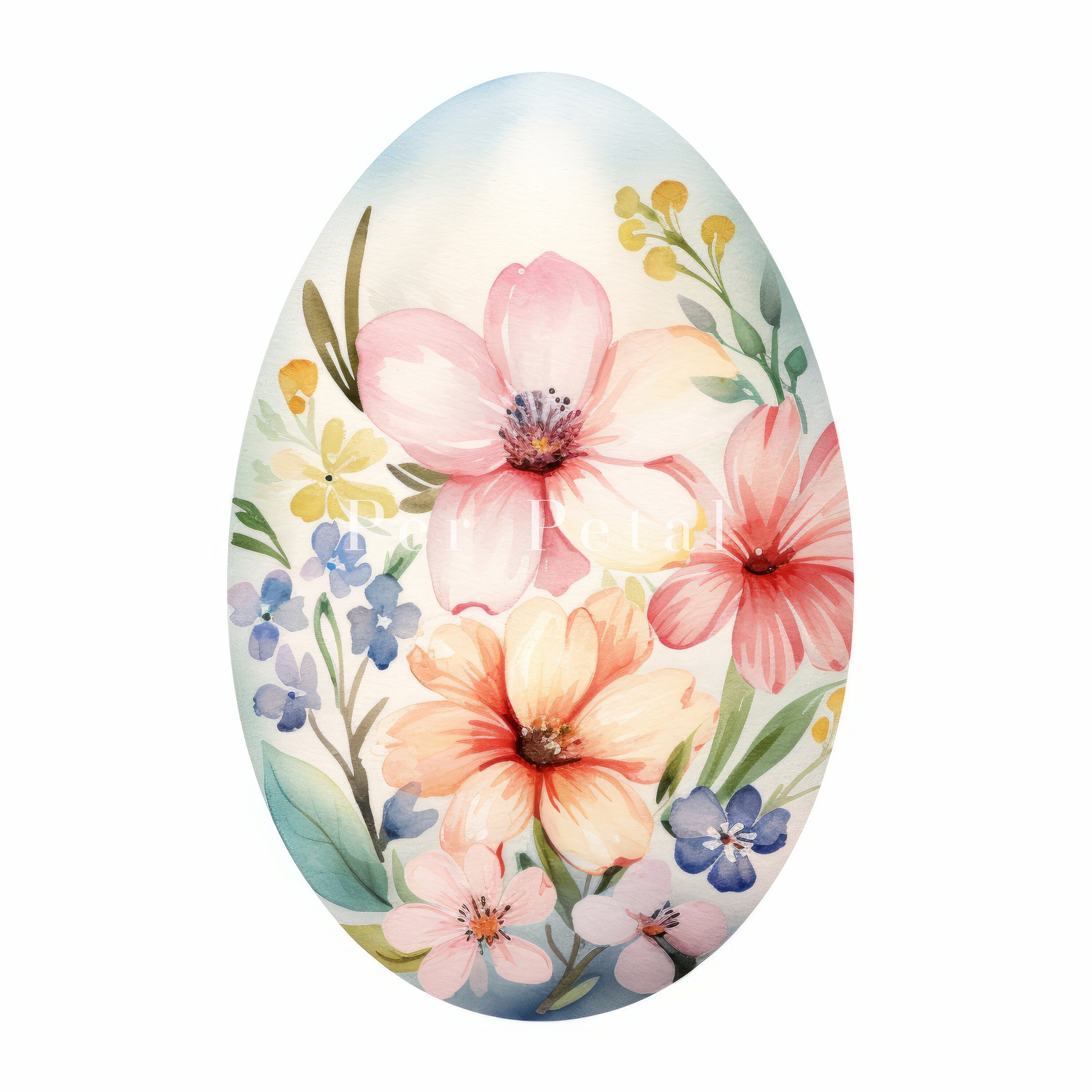 9 Watercolor Easter Clipart Watercolor Spring Flowers Clipart Junk ...