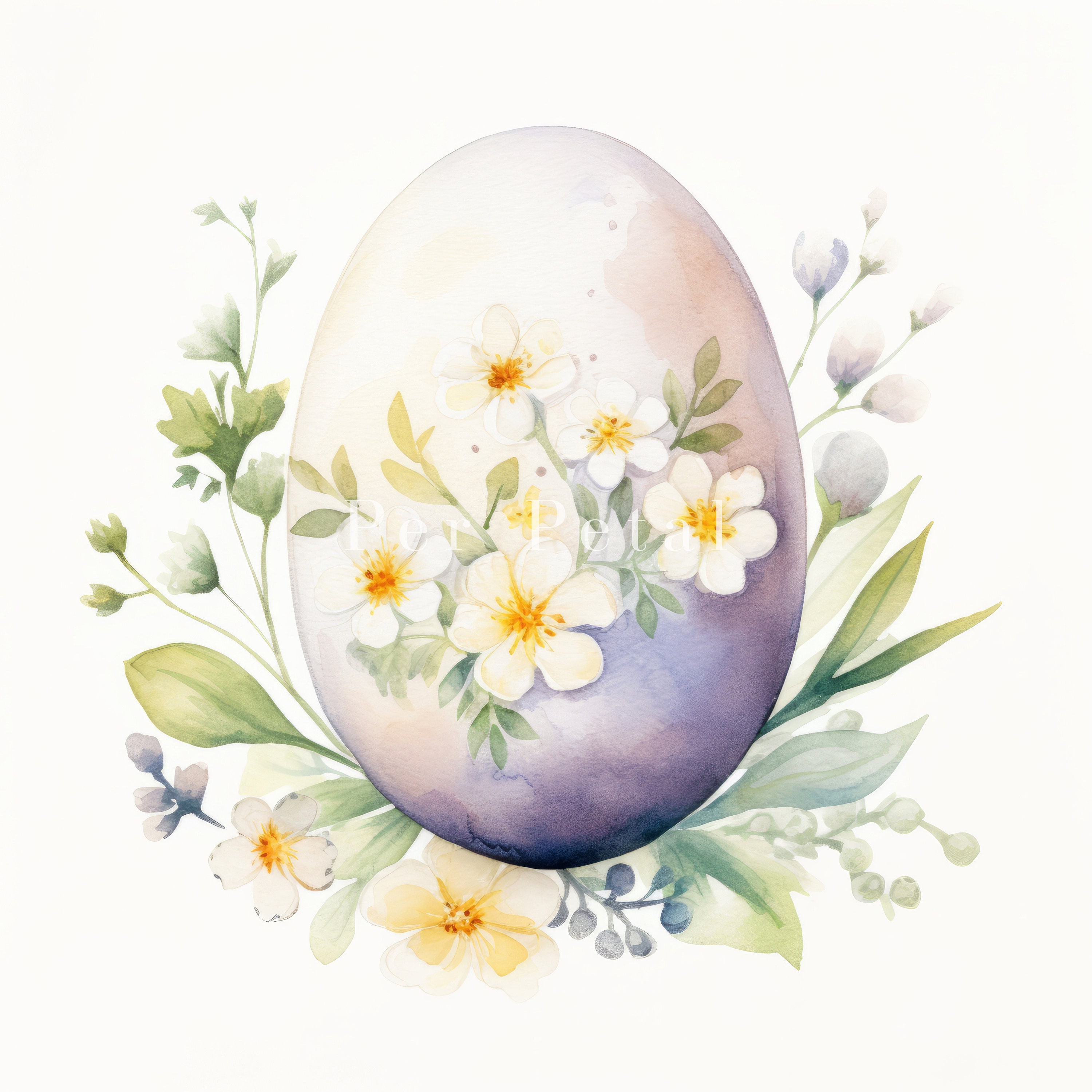 9 Watercolor Easter Clipart Watercolor Spring Flowers Clipart Junk ...