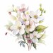 9 Watercolor Wedding Flowers Clipart Watercolor Pink Floral - Etsy