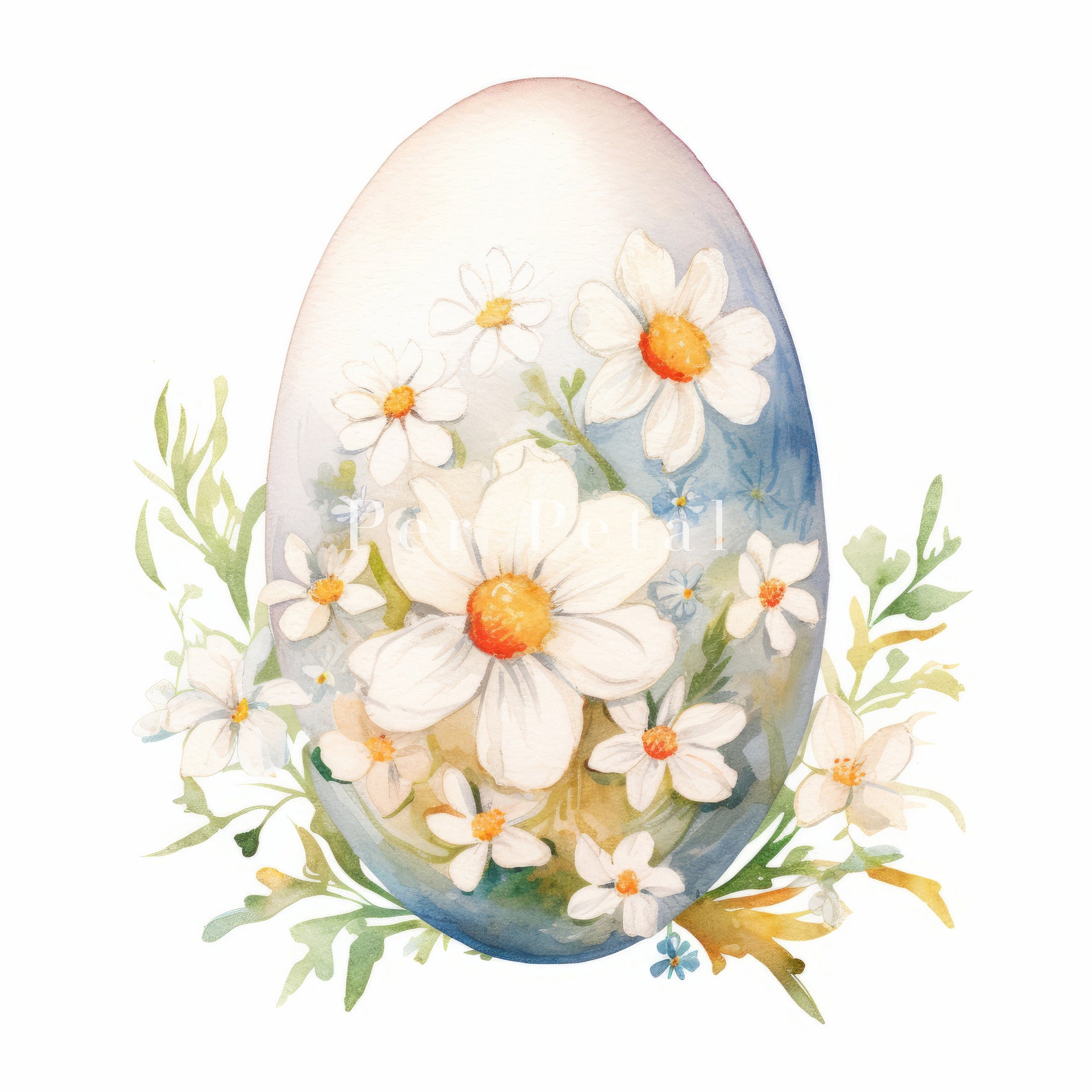 9 Watercolor Easter Clipart Watercolor Spring Flowers Clipart Junk ...