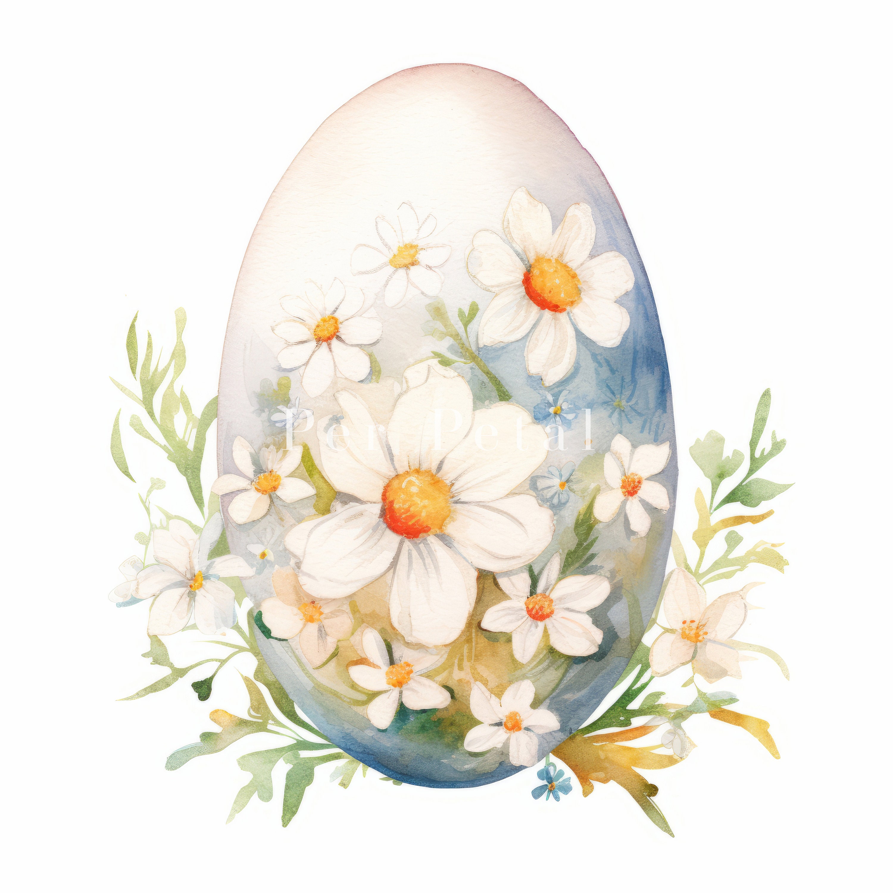 9 Watercolor Easter Clipart Watercolor Spring Flowers Clipart Junk ...