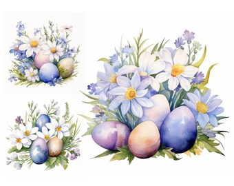 9 Watercolor Easter Clipart Watercolor Easter Bunny Clipart Junk ...