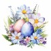 9 Watercolor Easter Clipart Watercolor Spring Flowers Clipart - Etsy