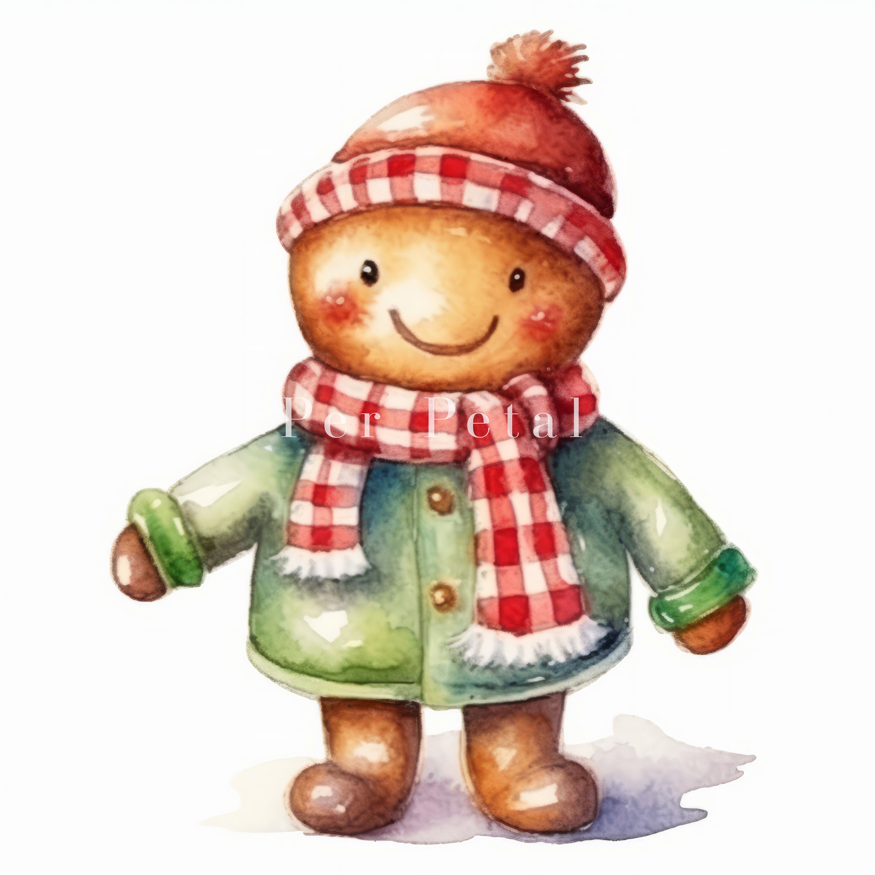 9 Gingerbread Man Clipart Christmas Cookies Card Making Paper Craft ...