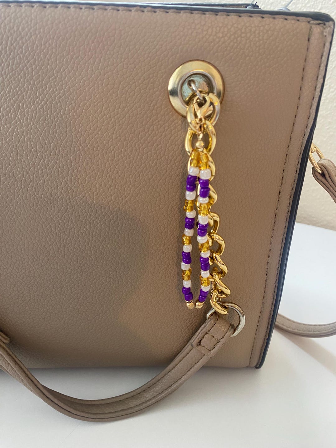 Purple Gold White Mardi Gras Fat Tuesday Louisiana LSU College Fan ...