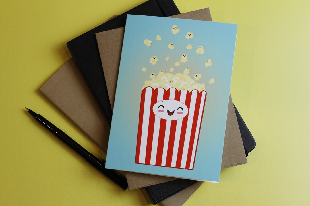 It's Poppin' off Popcorn Greeting Card for Thank You, Friendship, Just ...