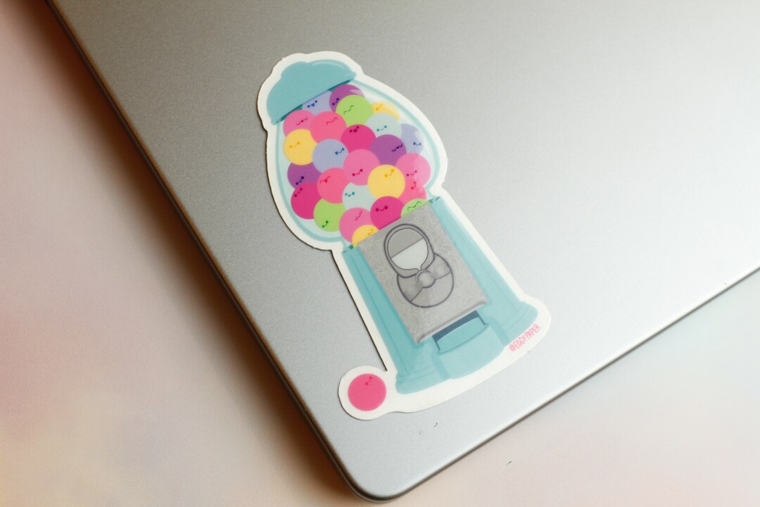 Cute Gumball Vinyl Sticker for Laptop, Iphone, Water Bottle - Etsy
