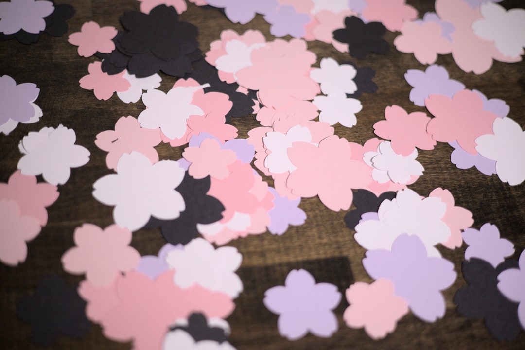 24 Pc Cherry Blossom/sakura Die Cuts, Cherry Blossom/sakura Cut Outs ...