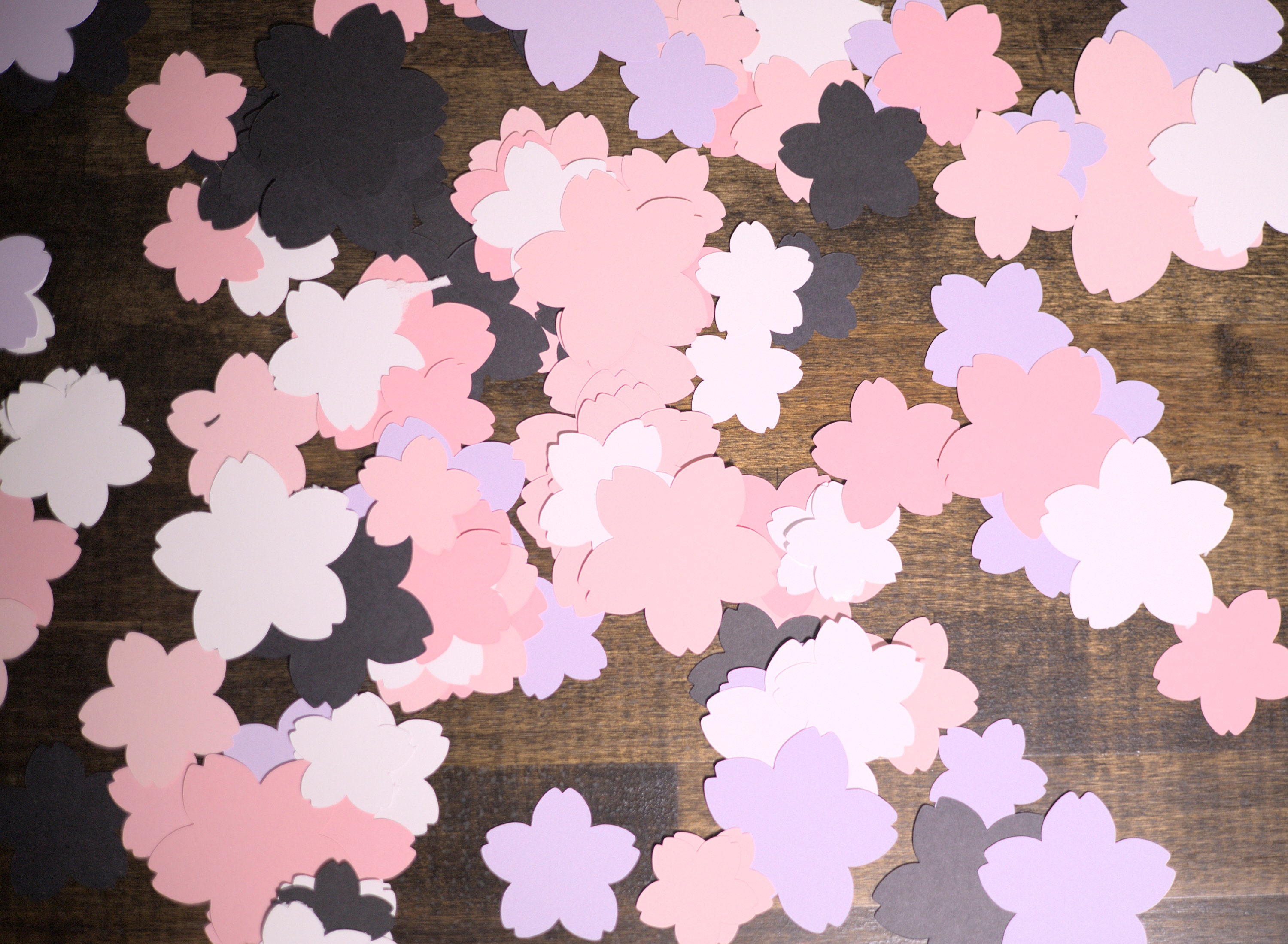 24 Pc Cherry Blossom/sakura Die Cuts, Cherry Blossom/sakura Cut Outs ...