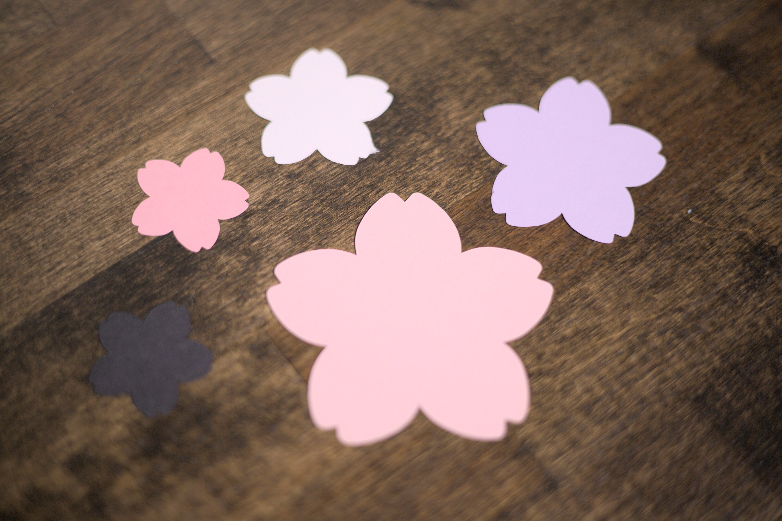 24 Pc Cherry Blossom/sakura Die Cuts, Cherry Blossom/sakura Cut Outs ...