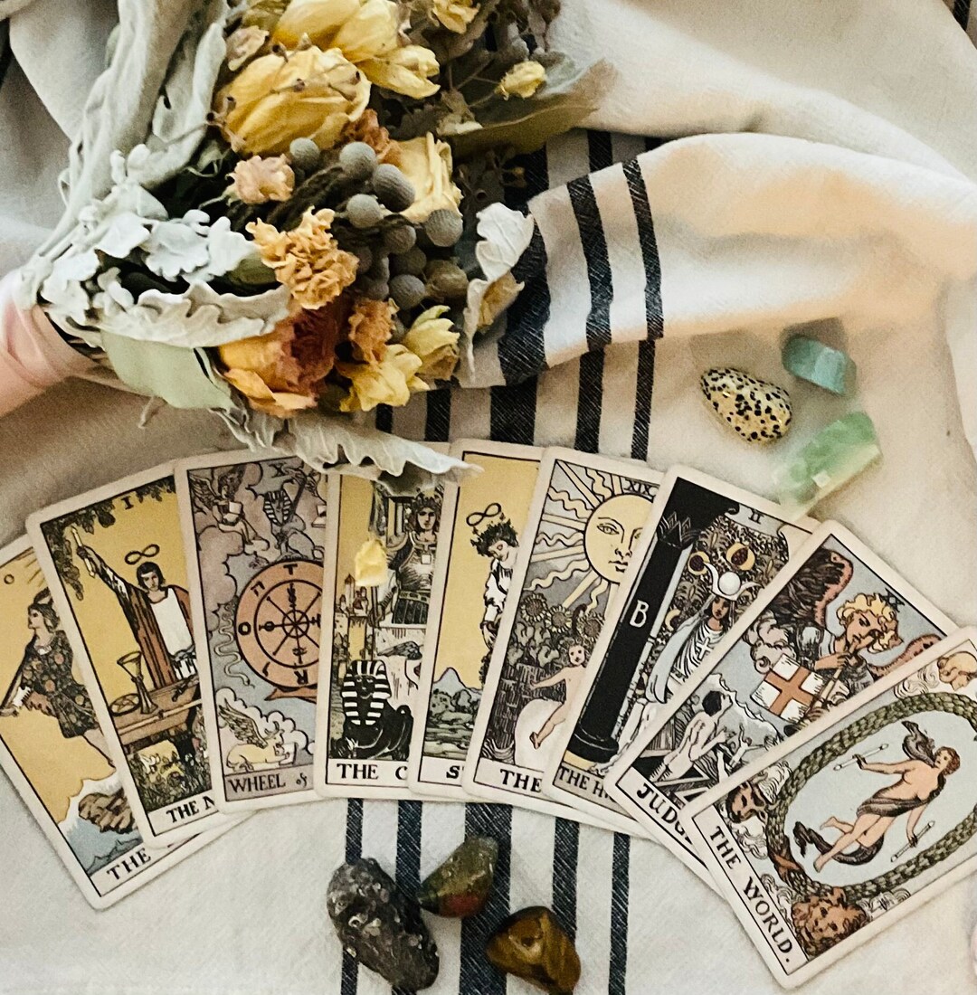 One Full Tarot Reading, Three Topics of Your Choice. - Etsy
